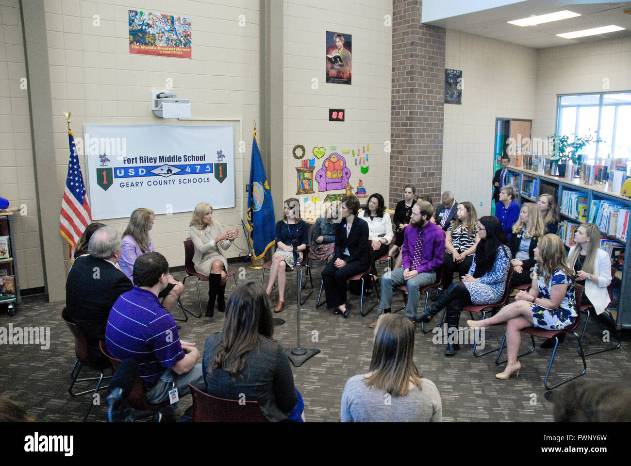 Jill biden school hi-res stock photography and images - Alamy