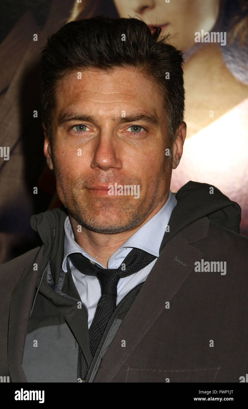 New York, USA. 6th Apr, 2016. Actor ANSON MOUNT attends the New York ...