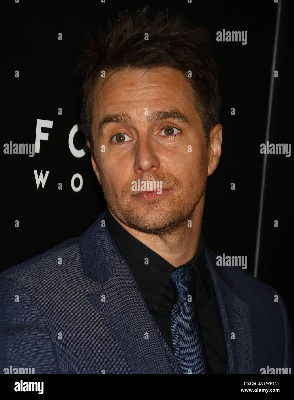 New York, USA. 6th Apr, 2016. Actor SAM ROCKWELL attends the New York ...