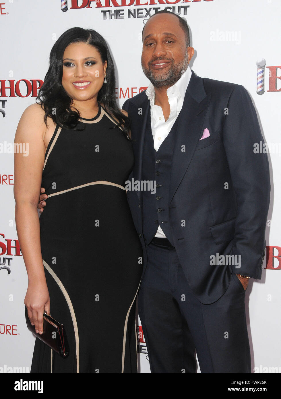 Hollywood, CA, USA. 6th Apr, 2016. Tracy Oliver, Kenya Barris. Arrivals ...