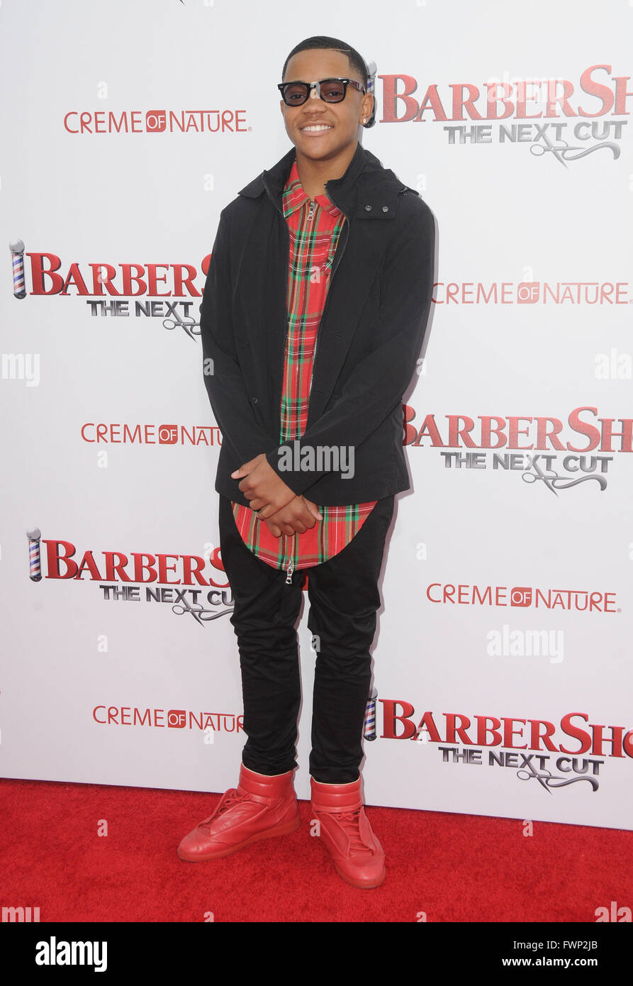 Hollywood, CA, USA. 6th Apr, 2016. Michael Rainey Jr. Arrivals for the ...
