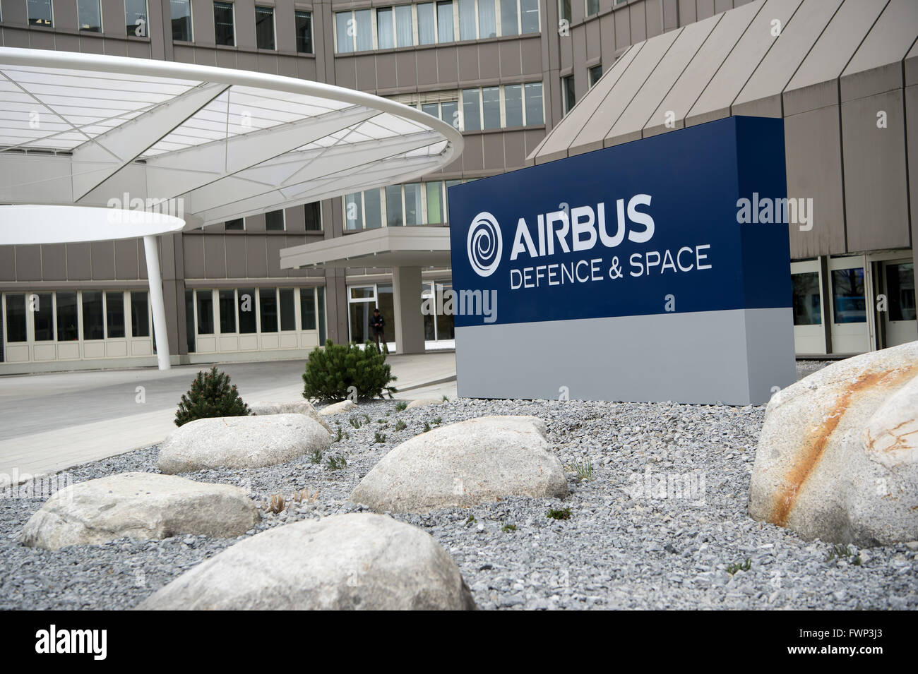 Taufkirchen, Germany. 07th Apr, 2016. The company logo can be seen at ...