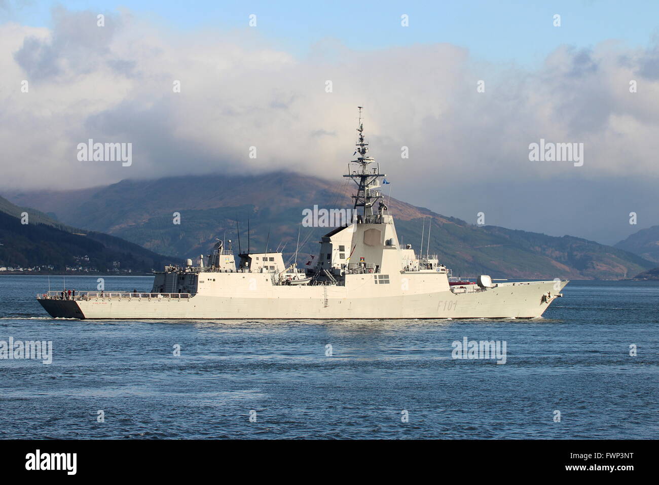 SPS Álvaro de Bazán (F101), an Álvaro de Bazán-class (or F100-class ...