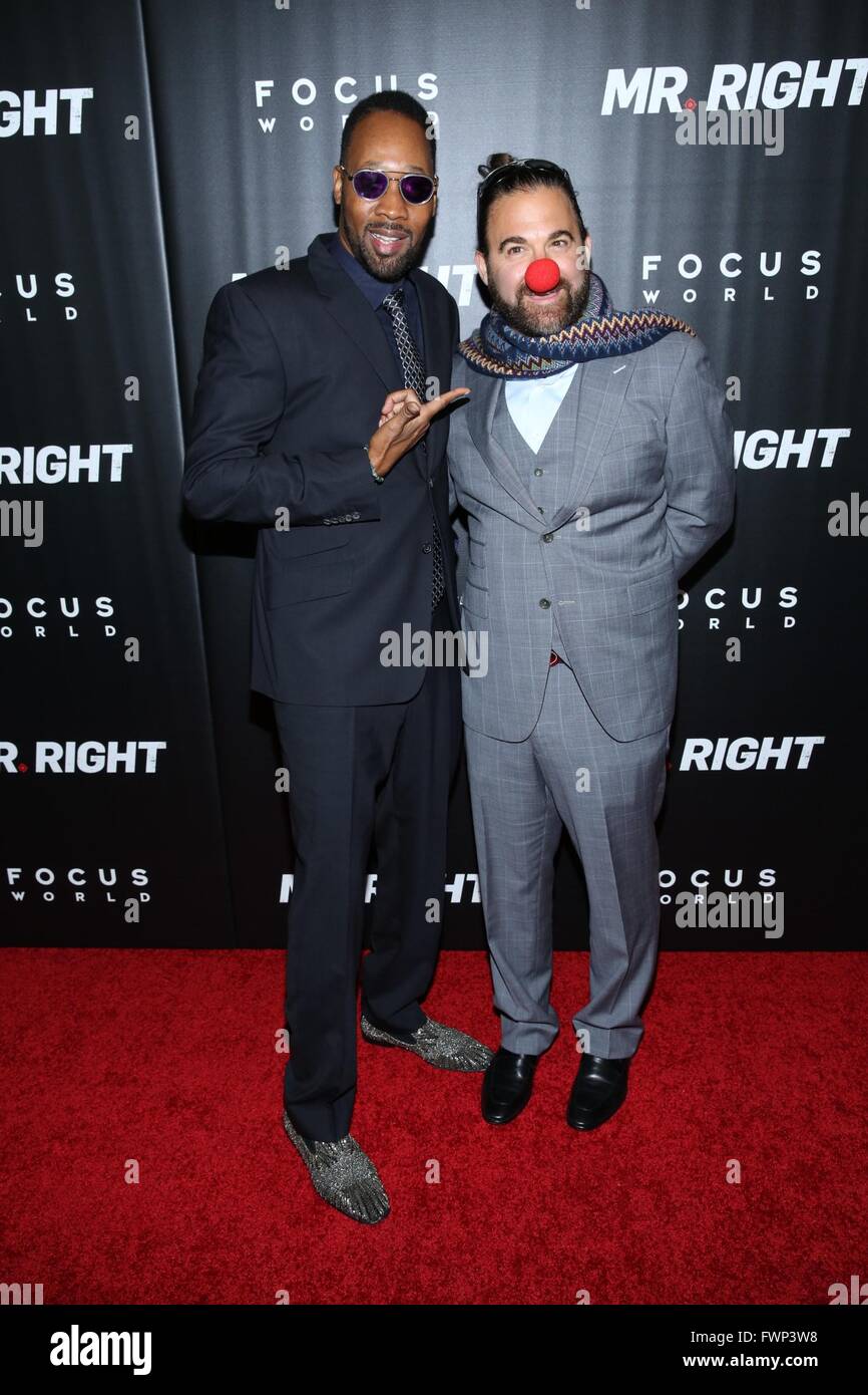 New York, NY, USA. 6th Apr, 2016. RZA at arrivals for MR. RIGHT ...