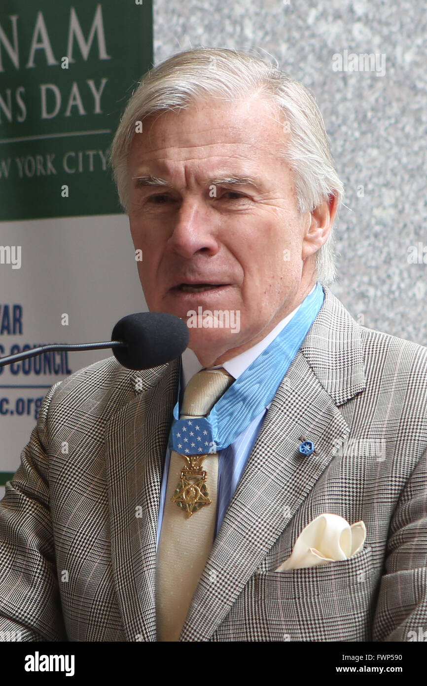 New York City, NY, USA. 2nd Apr, 2016. Army Veteran and Medal of Honor ...