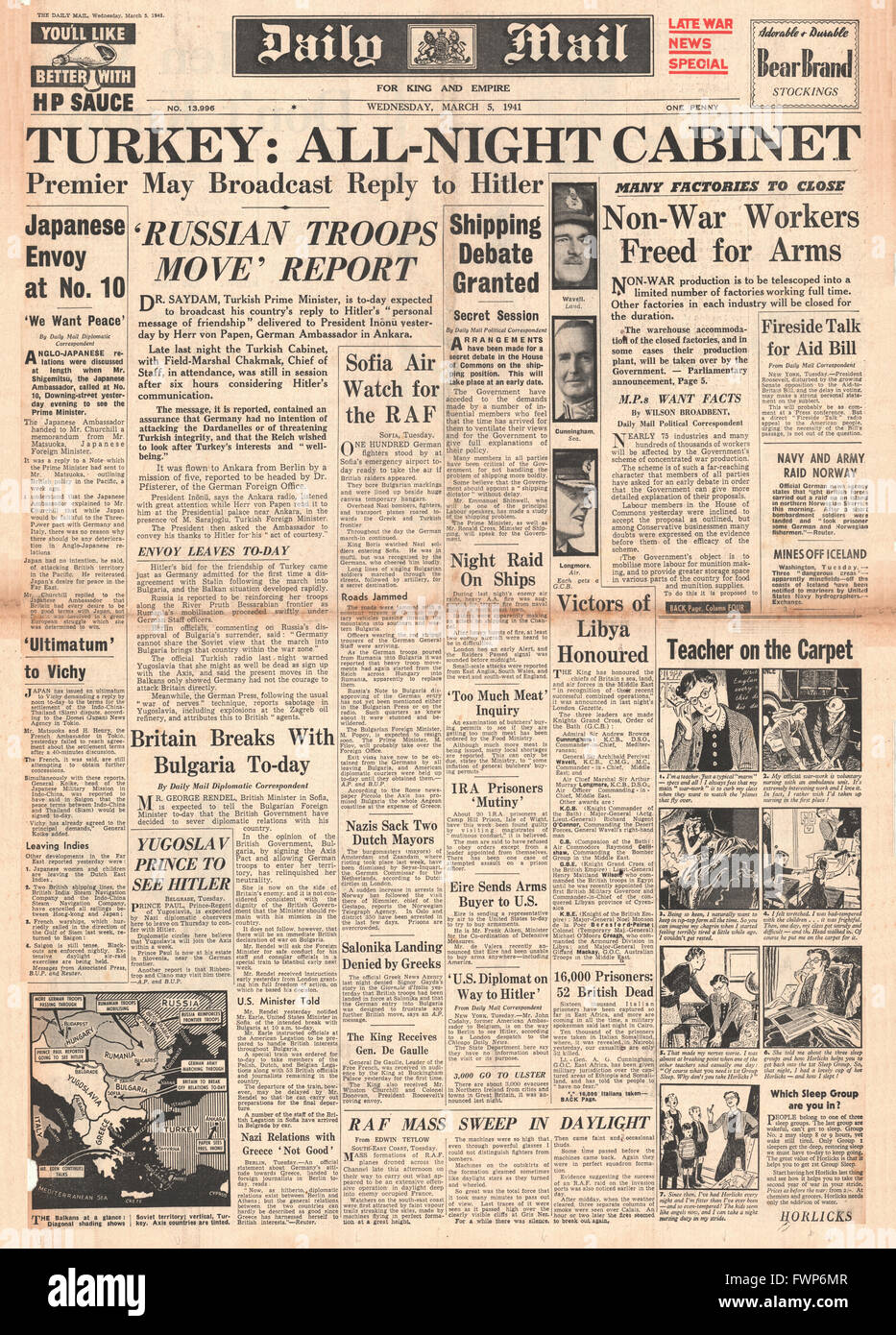 Hitler and king boris hi-res stock photography and images - Alamy