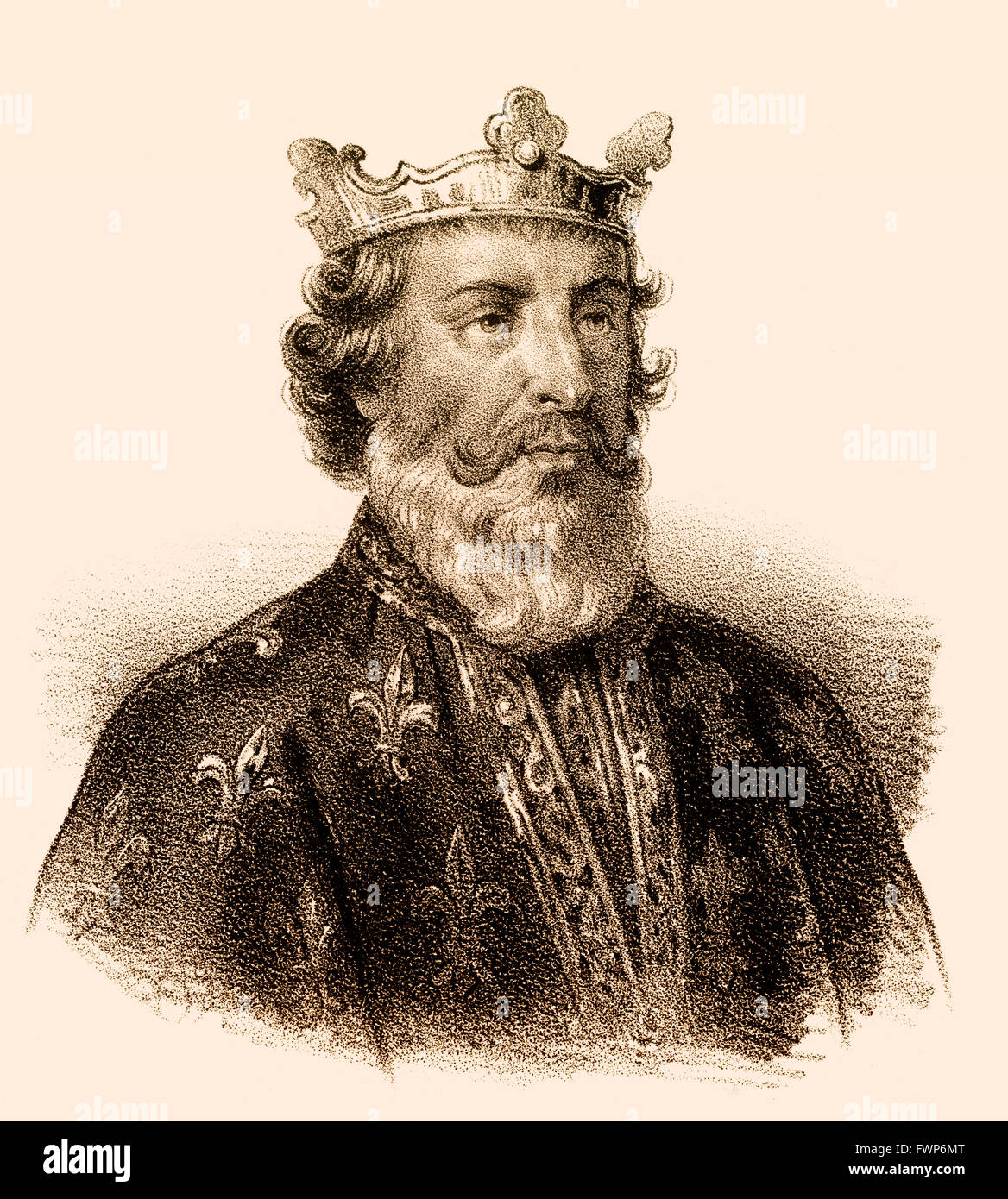 Chilperic I, c. 539-584, Frankish king of Neustria or Soissons ...