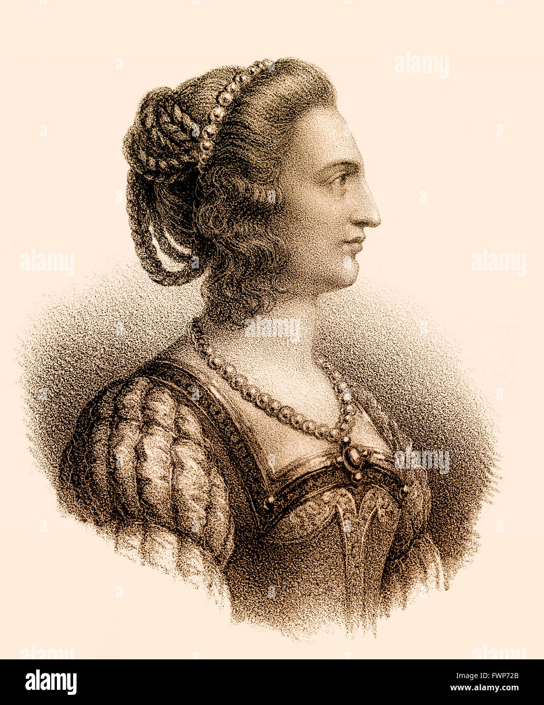 Bilichild or Bilichildis, Bilichilde, Blithilde, the wife of the ...