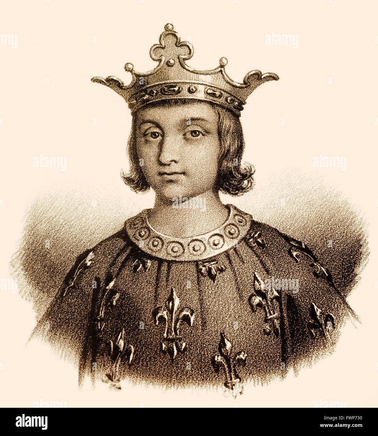 Clovis IV or Clovis III, 682-695, King of the Franks, Chlodwig III. or ...