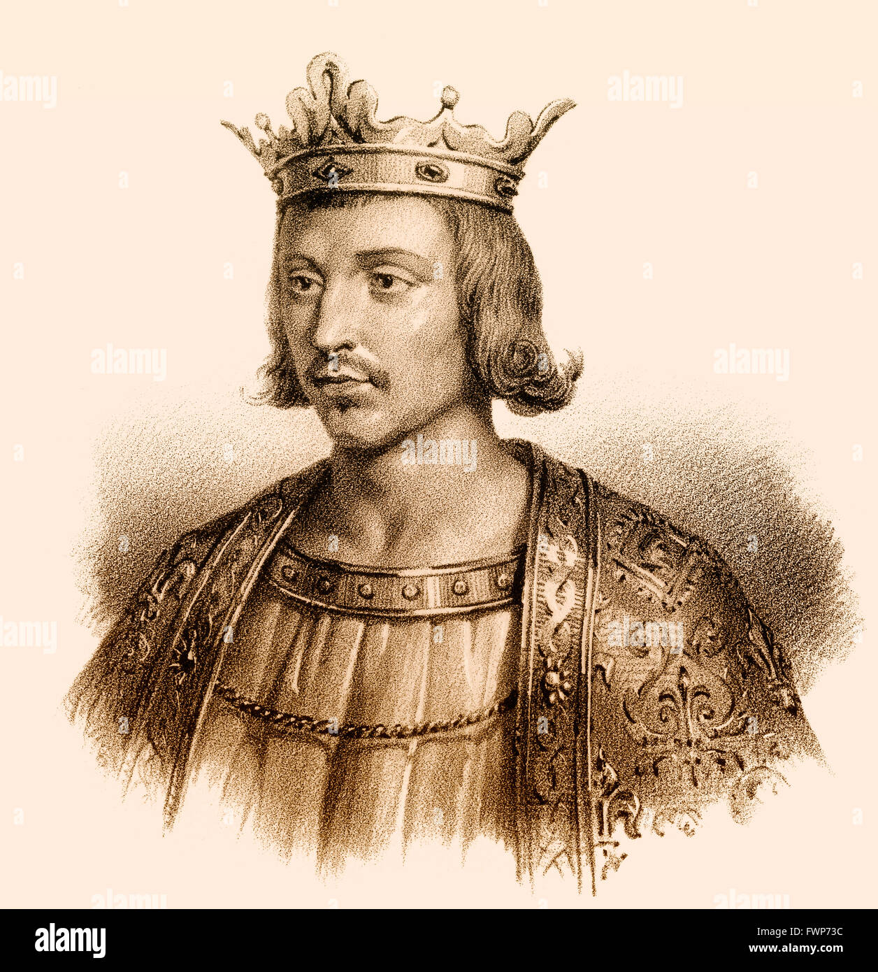 Childebert III, called the Just, 670 or 683-711, Merovingian King of ...