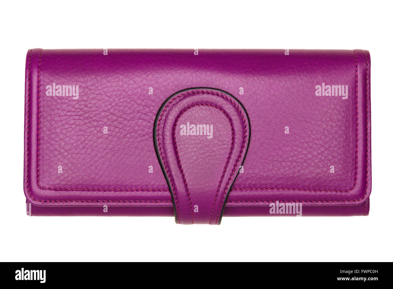 Pink women purse isolated on white background Stock Photo - Alamy