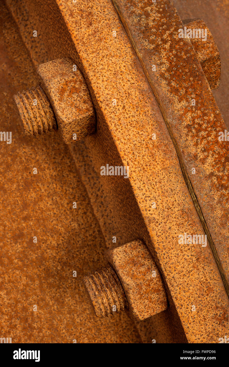 Rusty nuts and bolds Stock Photo - Alamy