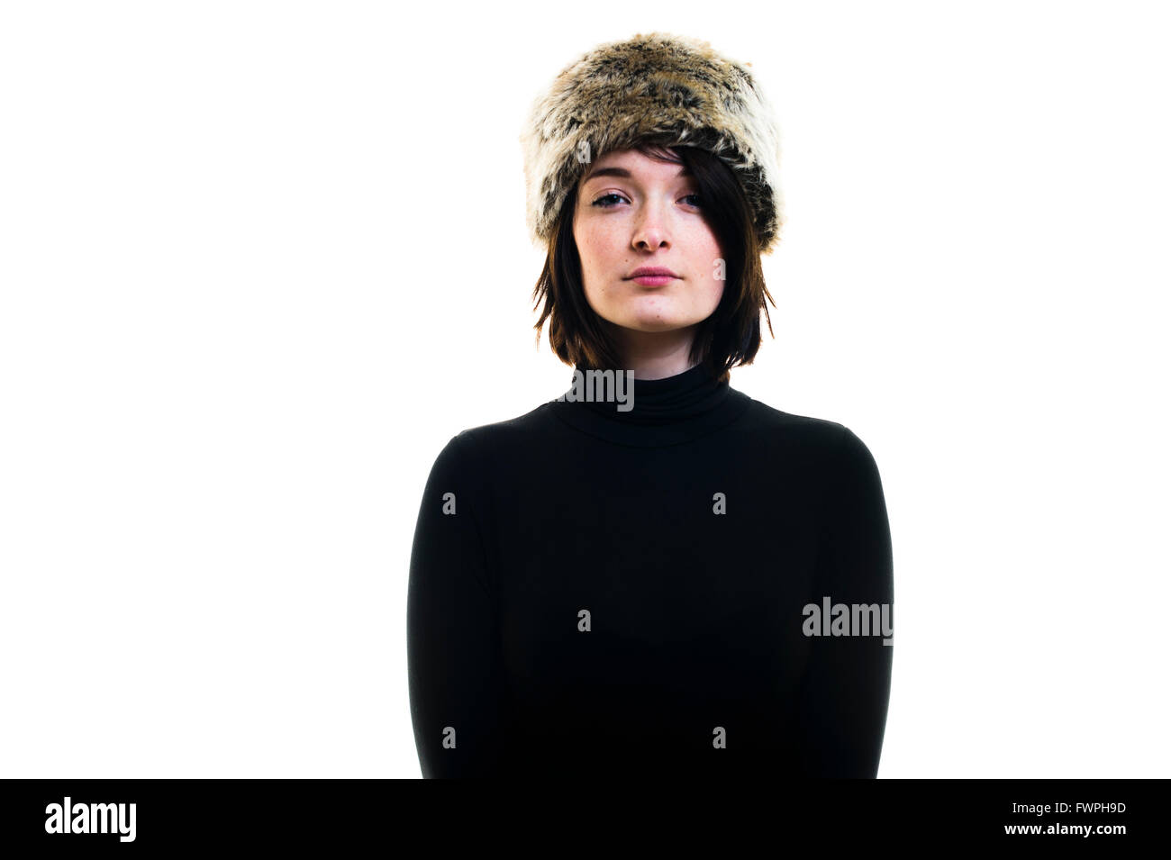 Haughtiness: A young person, woman girl, late teens early twenties ...