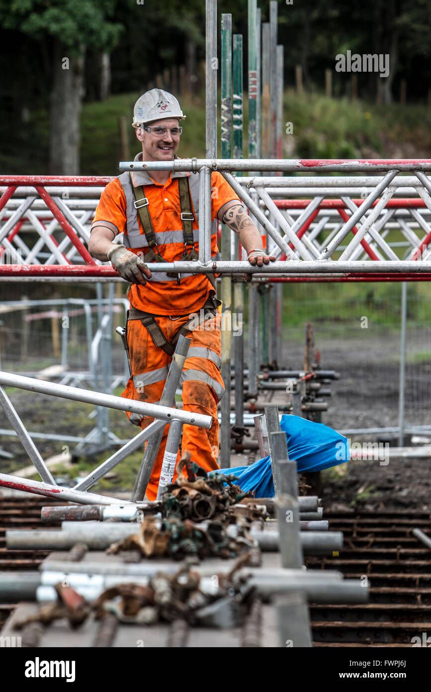 Construction bridge worker hi-res stock photography and images - Alamy