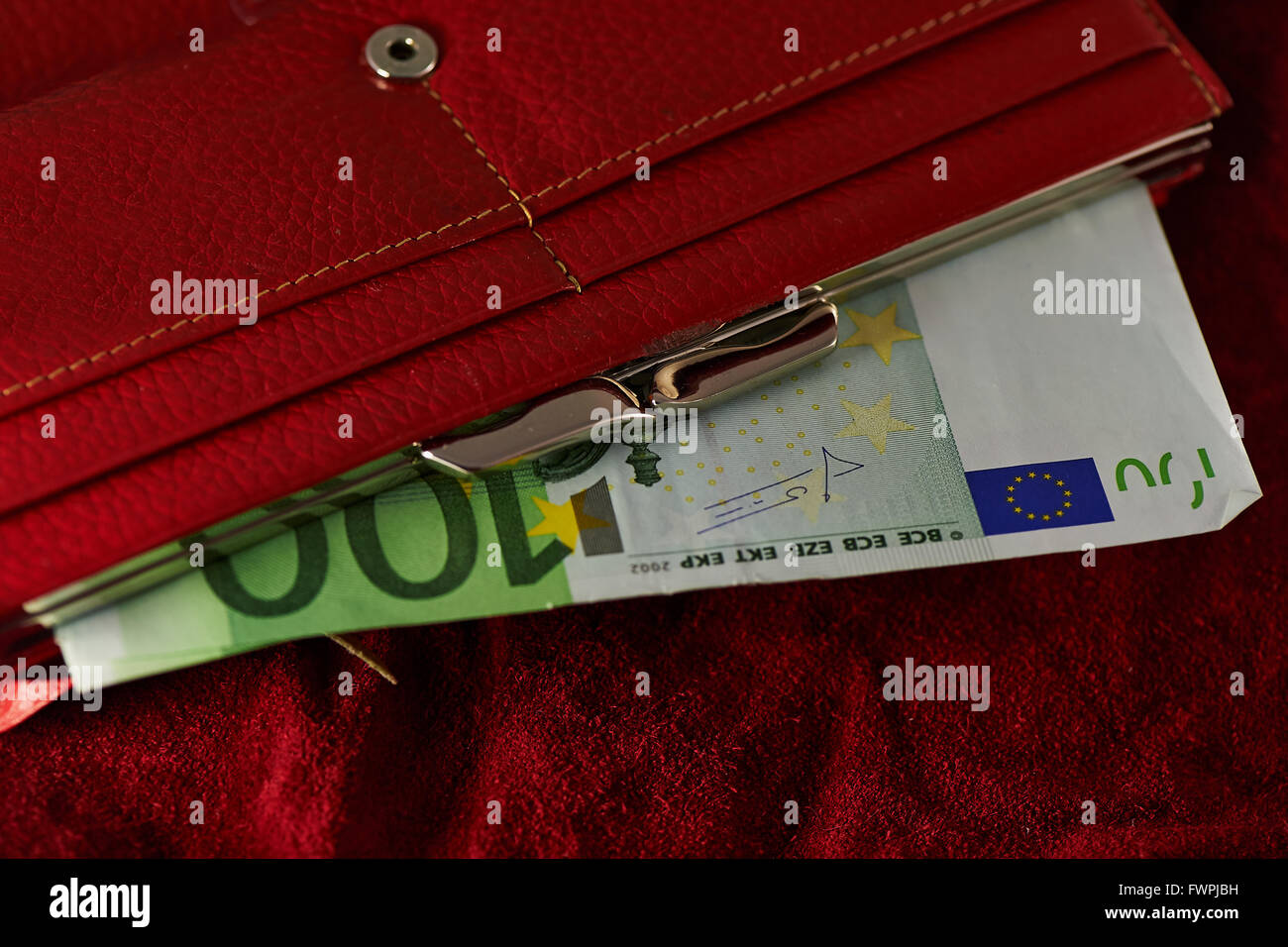Red european currency symbol hi-res stock photography and images - Alamy