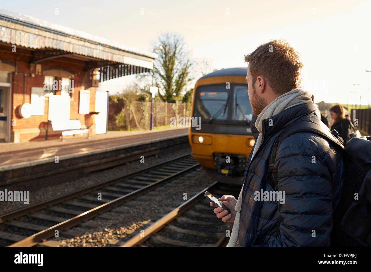 Train Standing At Platform Stock Photos & Train Standing At Platform ...