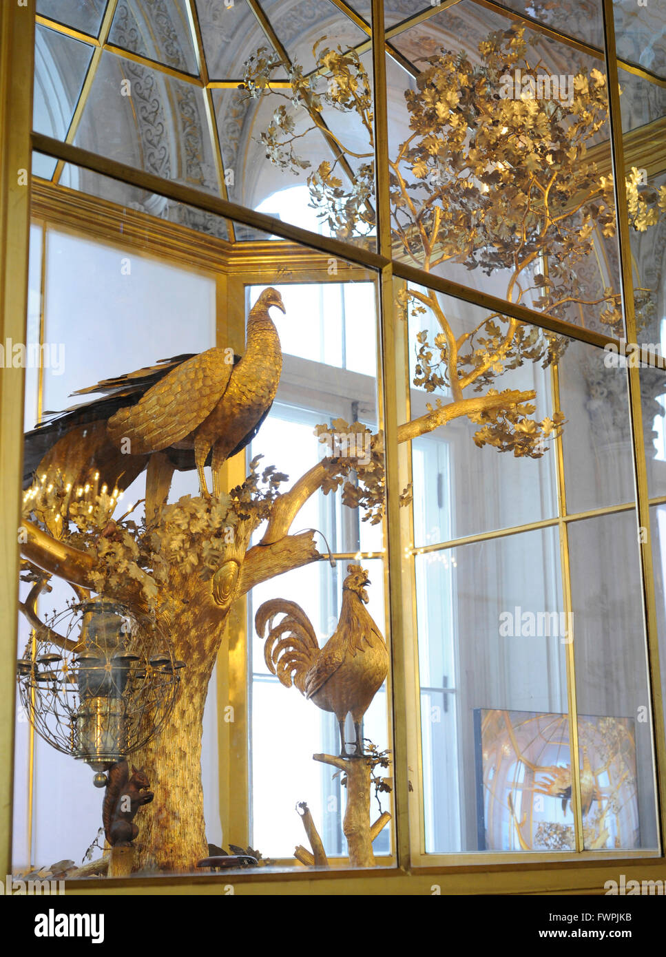 The Peacock Clock. Mechanical clock built by James Cox (c.1723-1800 ...