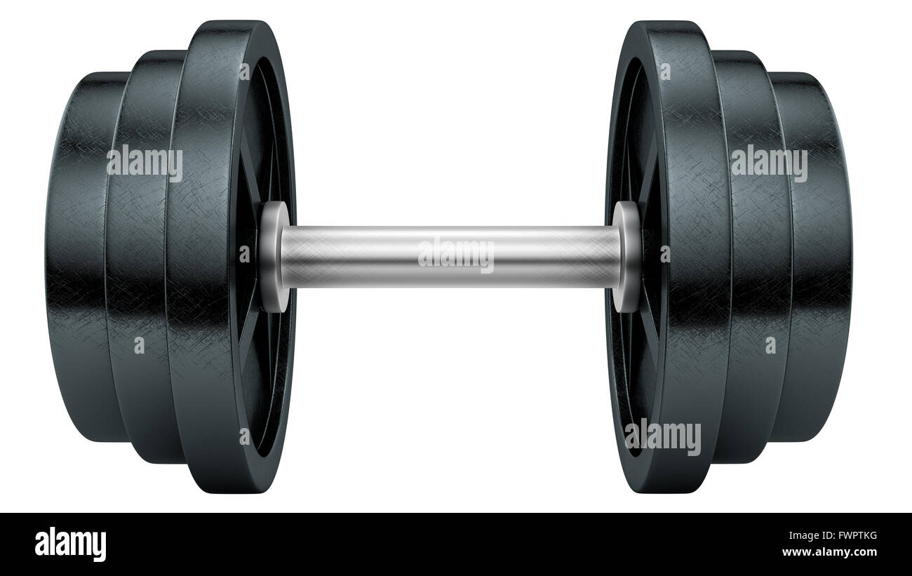 render of barbells, isolated on white Stock Photo - Alamy
