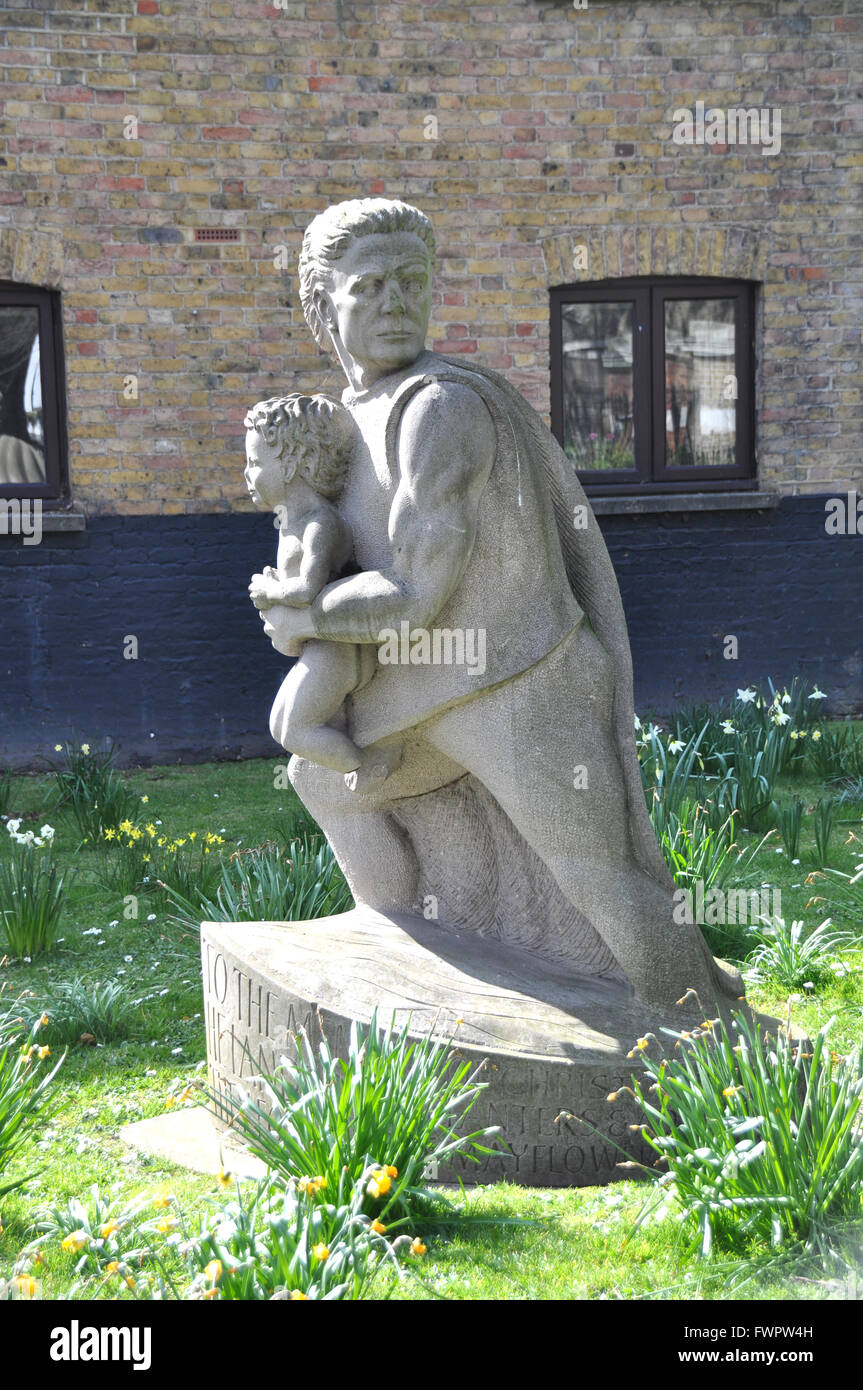 Memorial to Captain Christopher Jones, Captain of the Mayflower Stock ...