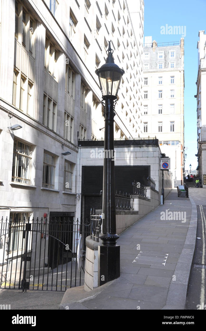 A sewer gas destructor lamp Stock Photo - Alamy