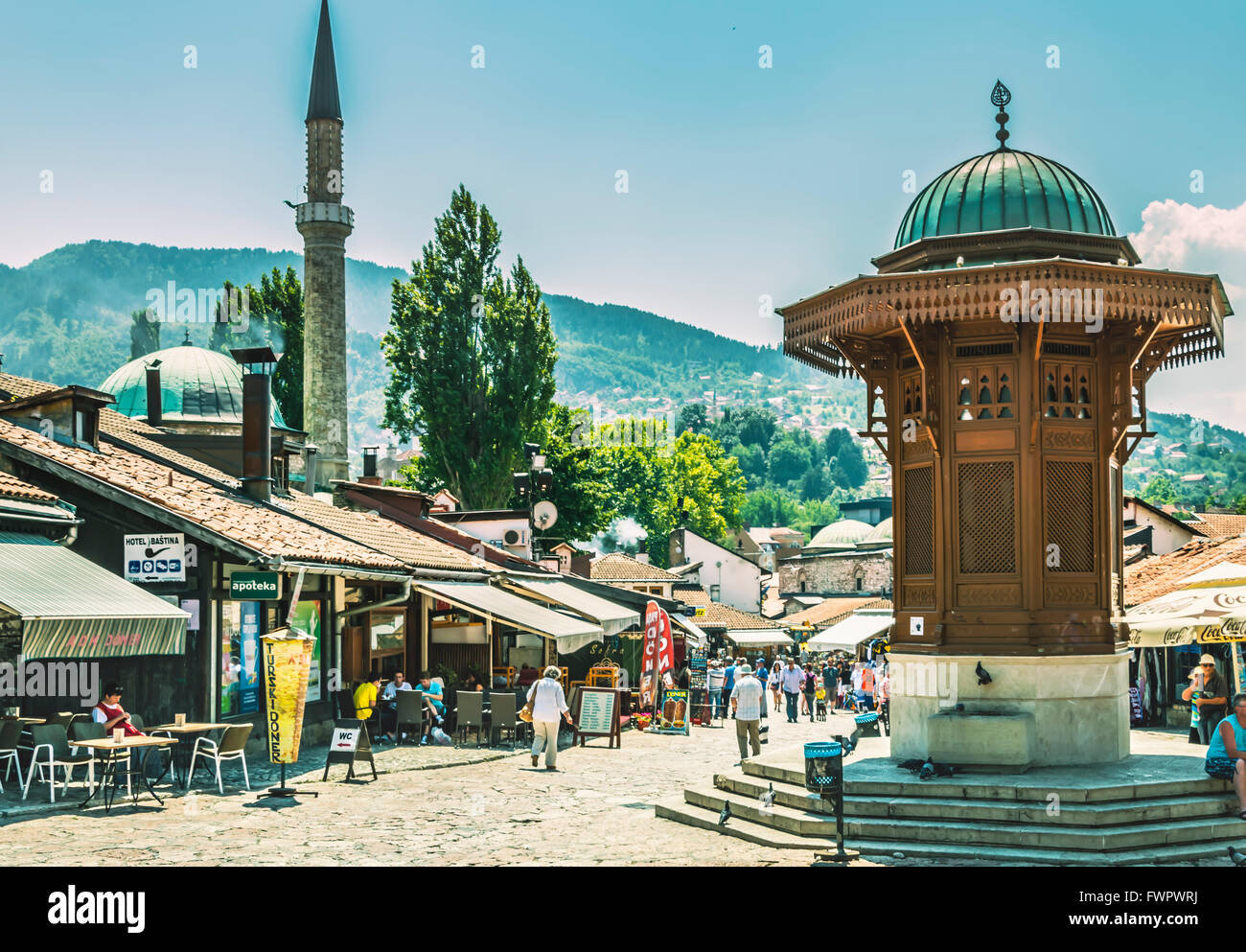 Sebilj water fountain hi-res stock photography and images - Alamy