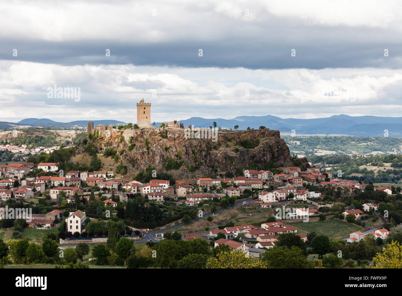 Forteresse de Polignac, Haute-Loire, France Stock Photo - Alamy