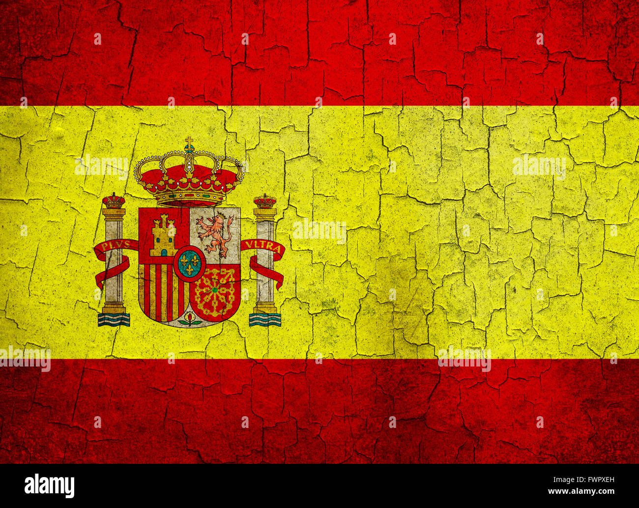 Grunge spain flag hi-res stock photography and images - Alamy