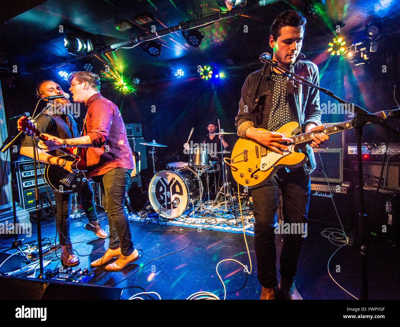 Broken Witt Rebels on stage at The Water Rats Stock Photo - Alamy