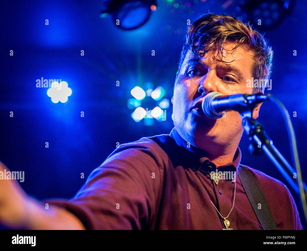 Danny Core of Broken Witt Rebels on vocals Stock Photo - Alamy