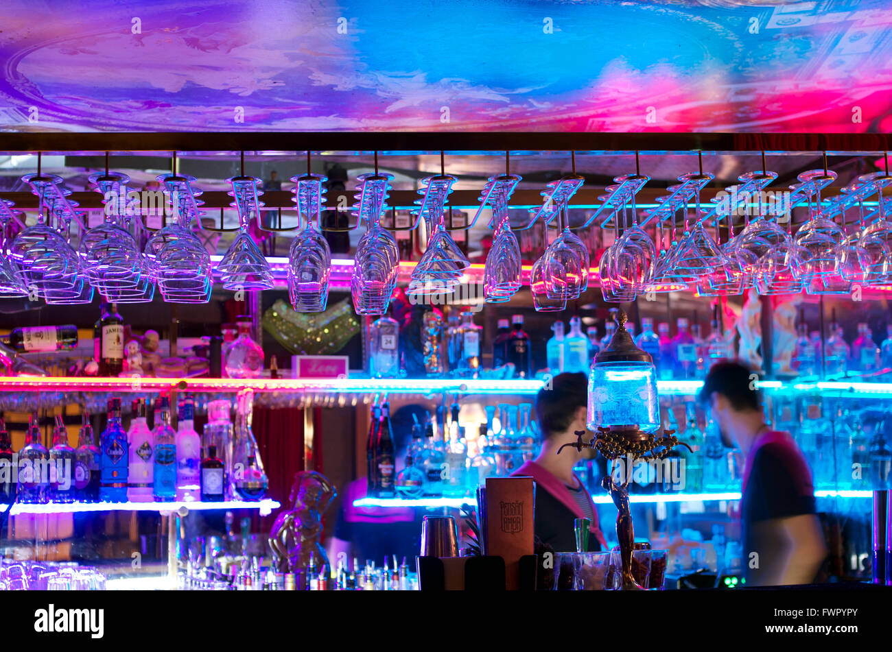 Seedy club hi-res stock photography and images - Alamy