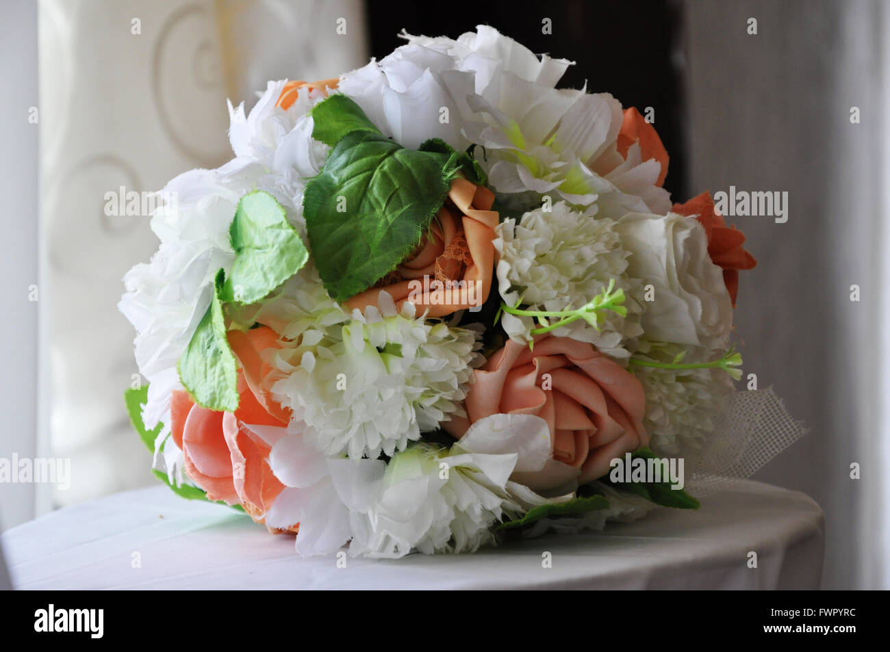 composition of artificial flowers Stock Photo - Alamy