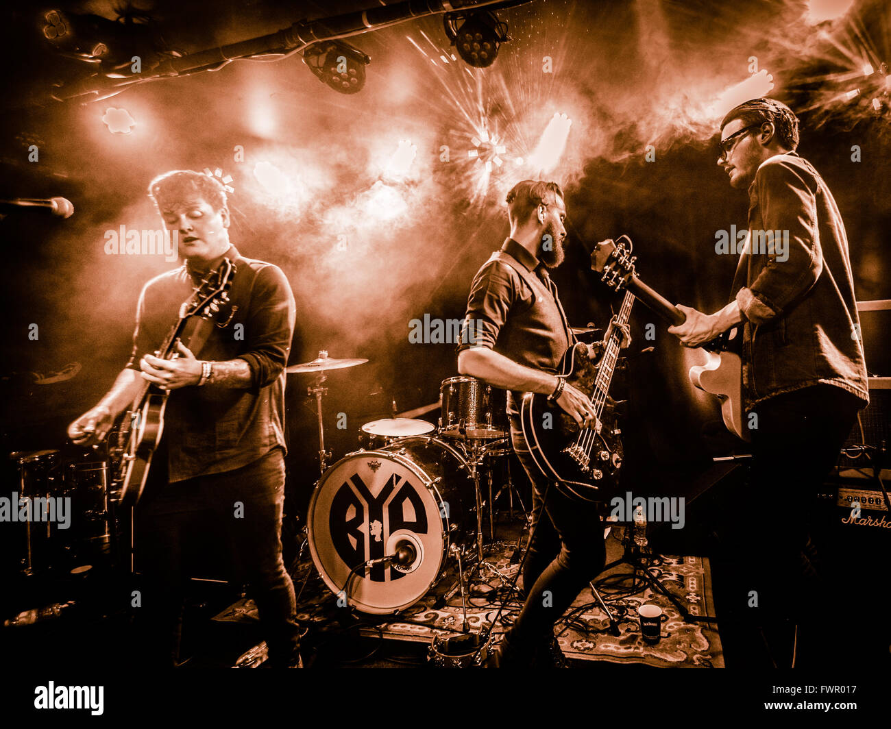 Broken Witt Rebels on stage at The Water Rats Stock Photo - Alamy