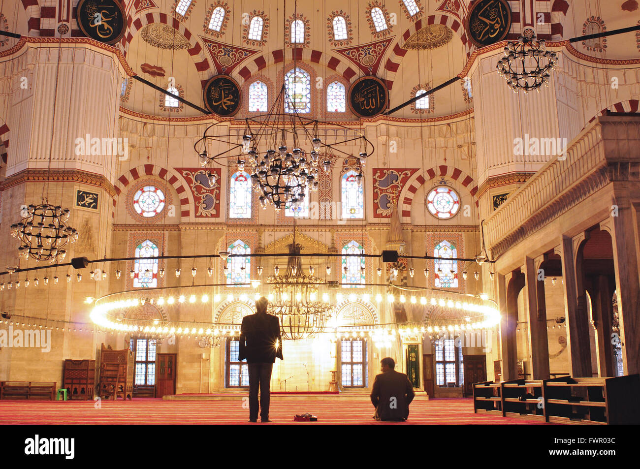 Turkey, Istanbul, Sehzade Mosque, Interior view Stock Photo - Alamy