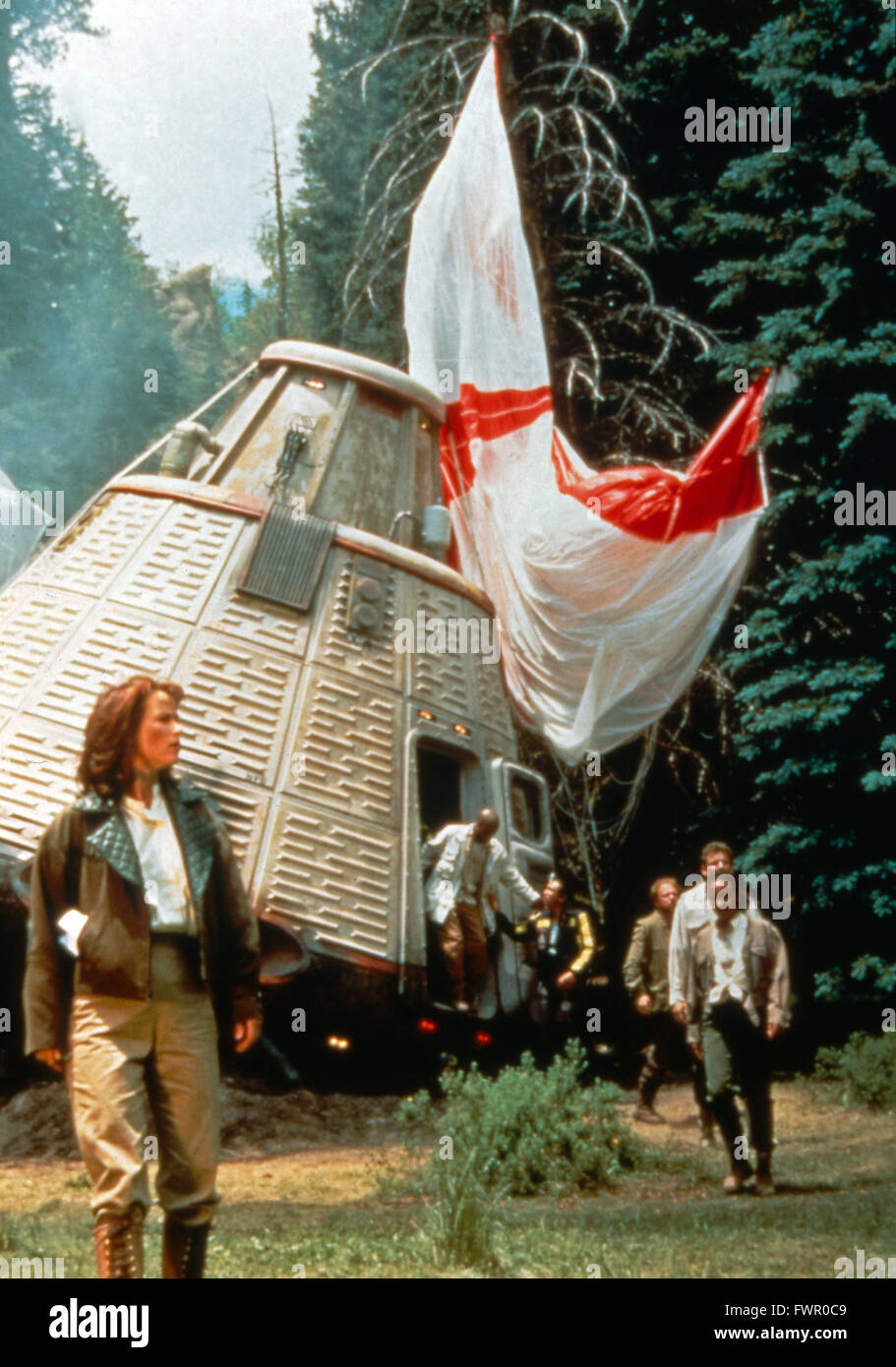 Earth 2, Fernsehserie; USA 1994 - 1995, Szenenfoto mit der Crew Stock ...