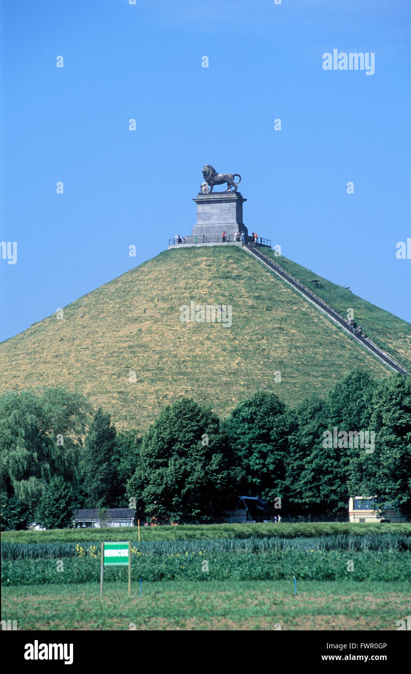Battle of Waterloo memorial Stock Photo - Alamy