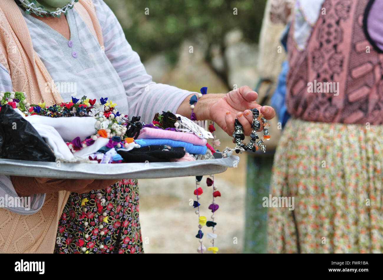 Turkey, Bafa Lake, Ancient Heracleia ruins and Latmos Mountains in Bafa ...