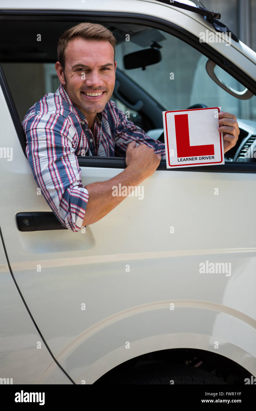 Learner sign car hi-res stock photography and images - Alamy