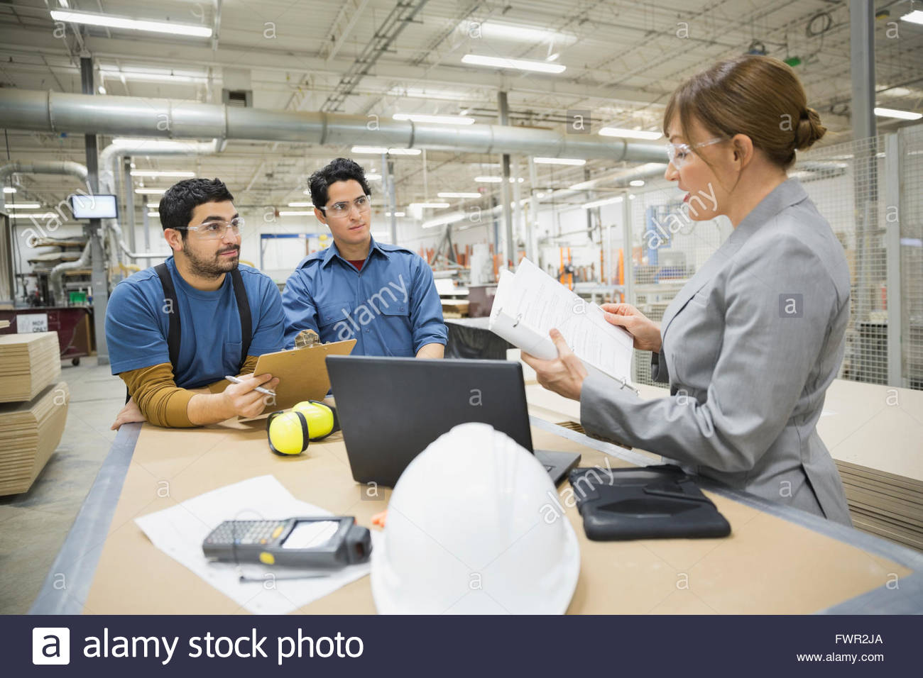 Workers in an occupation of factory hi-res stock photography and images ...