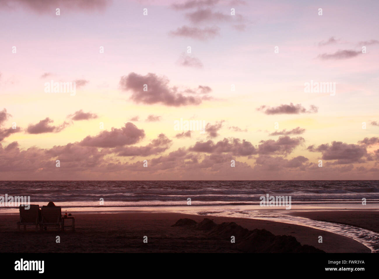 relax and enjoy the summer sunset Stock Photo - Alamy