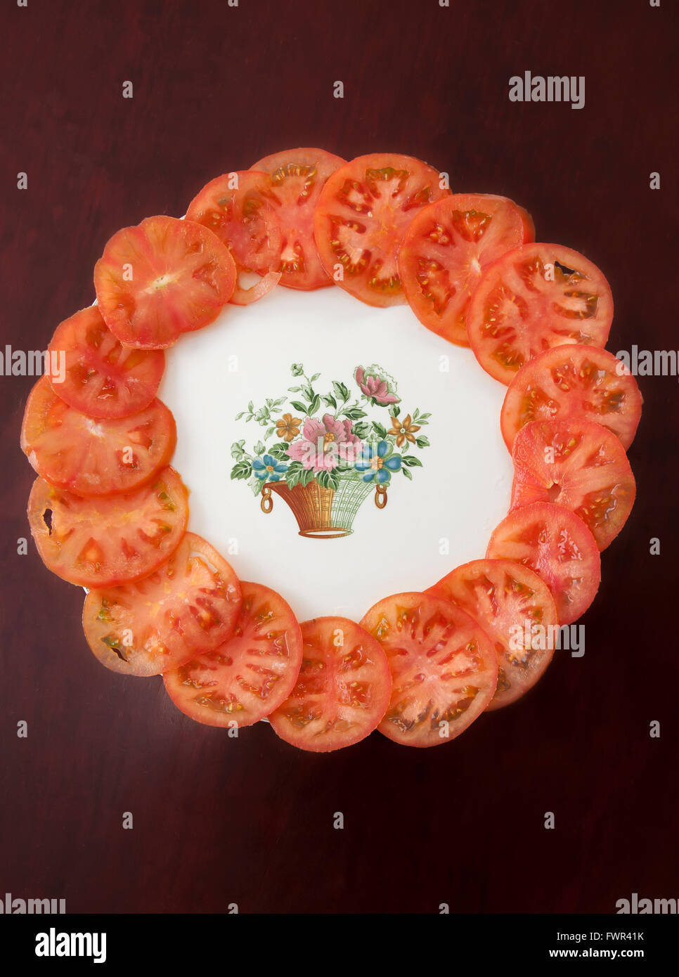 Tomato Slice Sliced Half Tomatoes High Resolution Stock Photography and ...