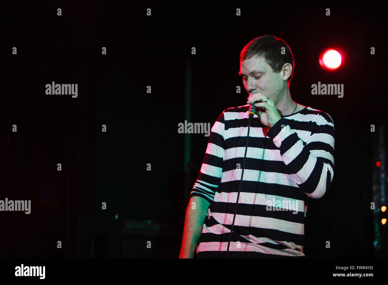 MOSCOW - 31 MARCH, 2016 : Russian rap singer Vladimir Afanasiev known ...