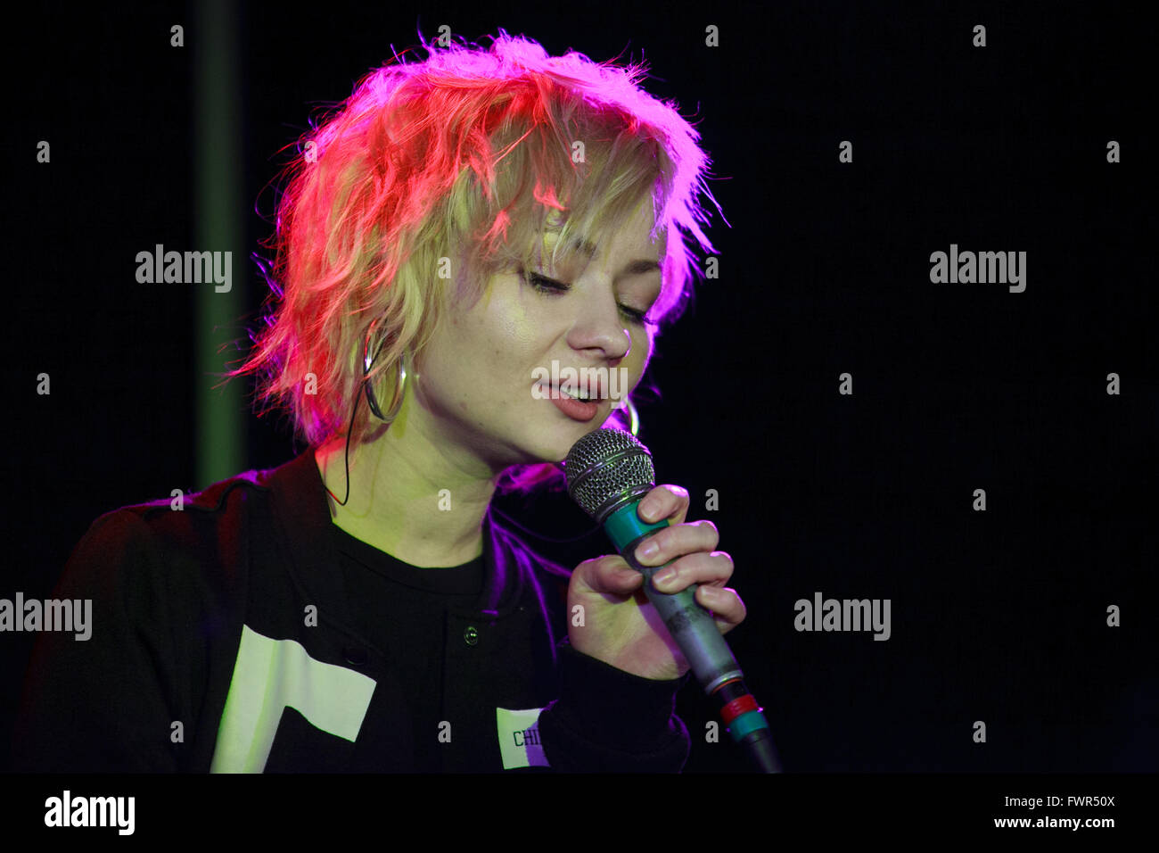 MOSCOW - 31 MARCH, 2016 : Russian rap singer Vladimir Afanasiev known ...