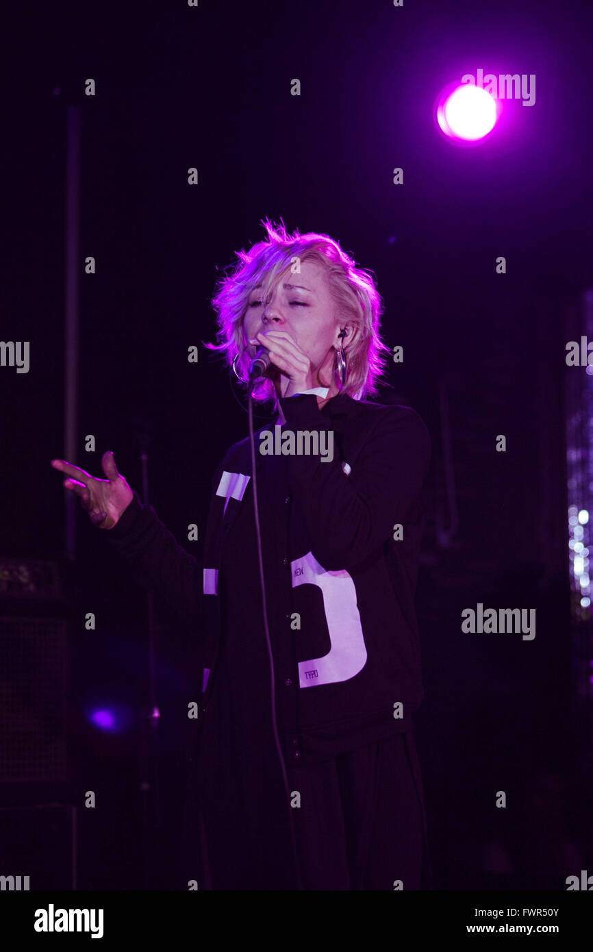 MOSCOW - 31 MARCH, 2016 : Russian rap singer Vladimir Afanasiev known ...