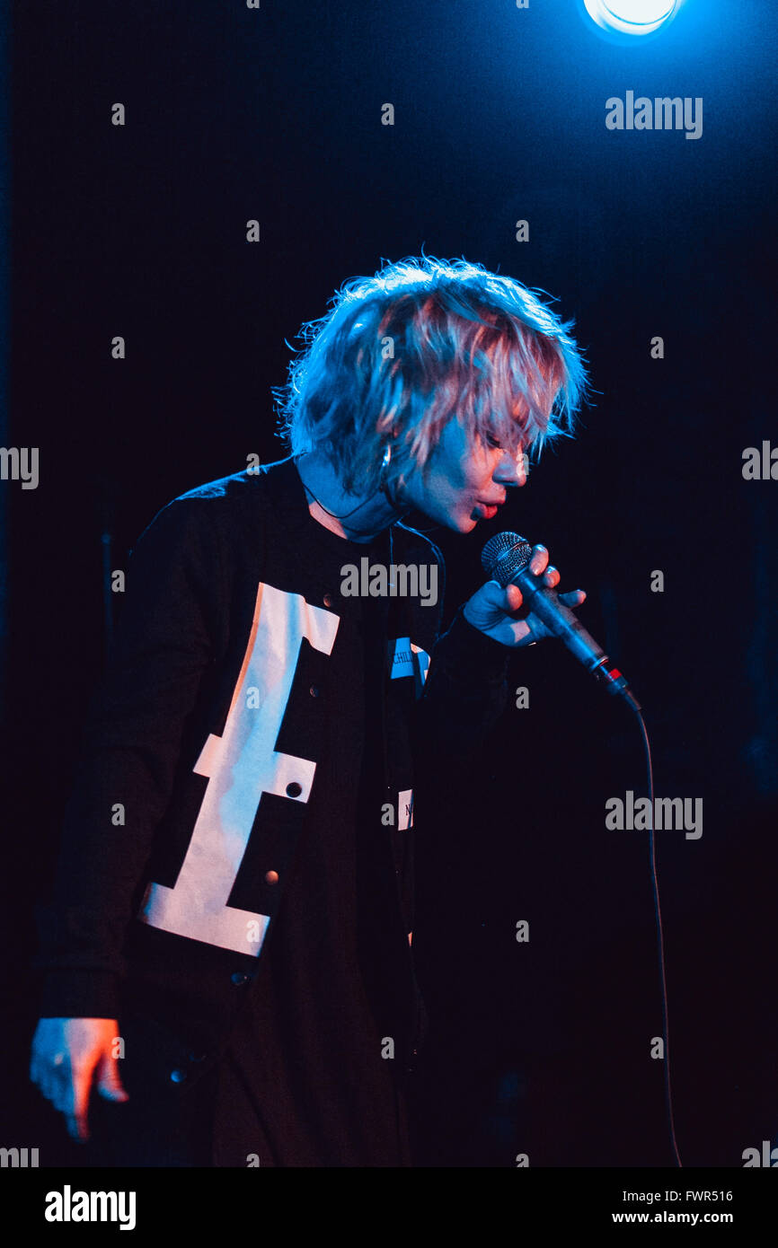 MOSCOW - 31 MARCH, 2016 : Russian rap singer Vladimir Afanasiev known ...