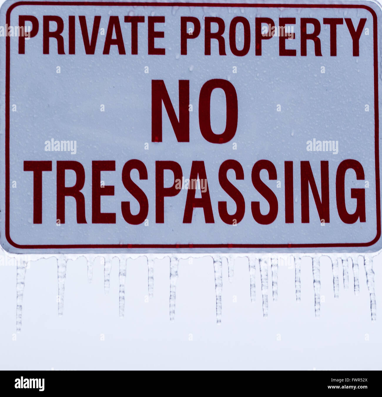 Red letters warning sign hi-res stock photography and images - Alamy