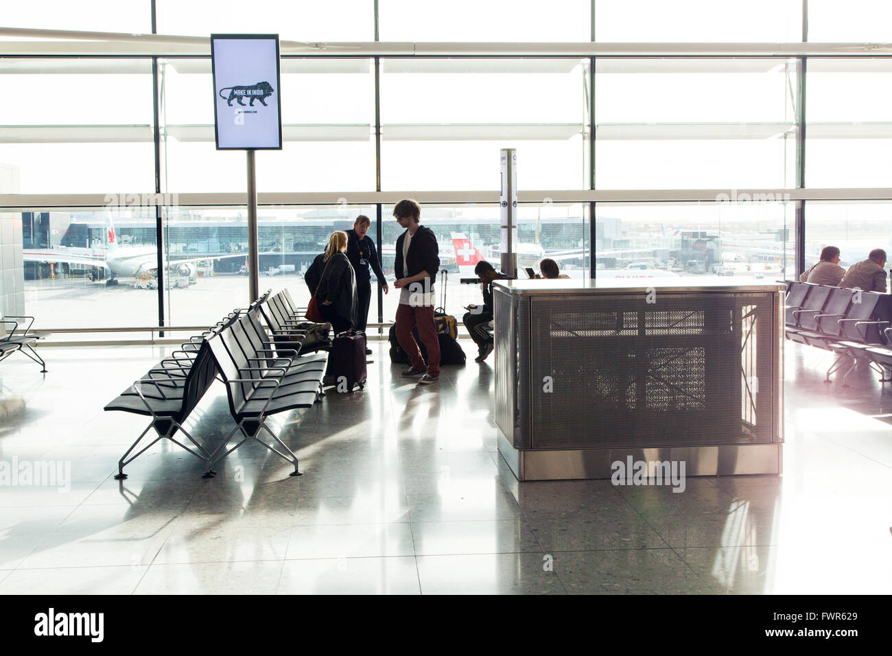 England heathrow airport terminal two hi-res stock photography and ...