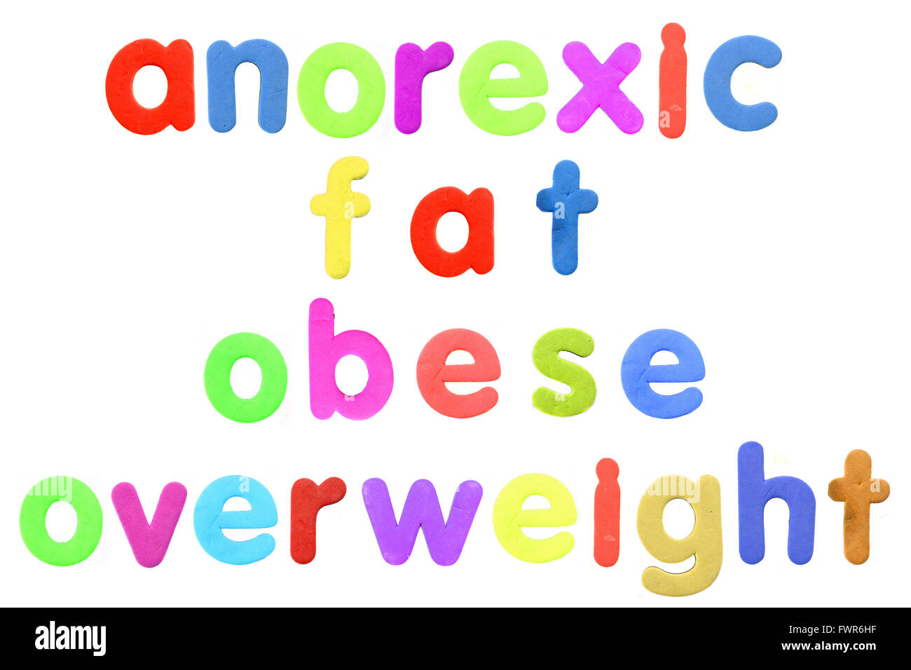 Anorexic fat obese overweight hi-res stock photography and images - Alamy