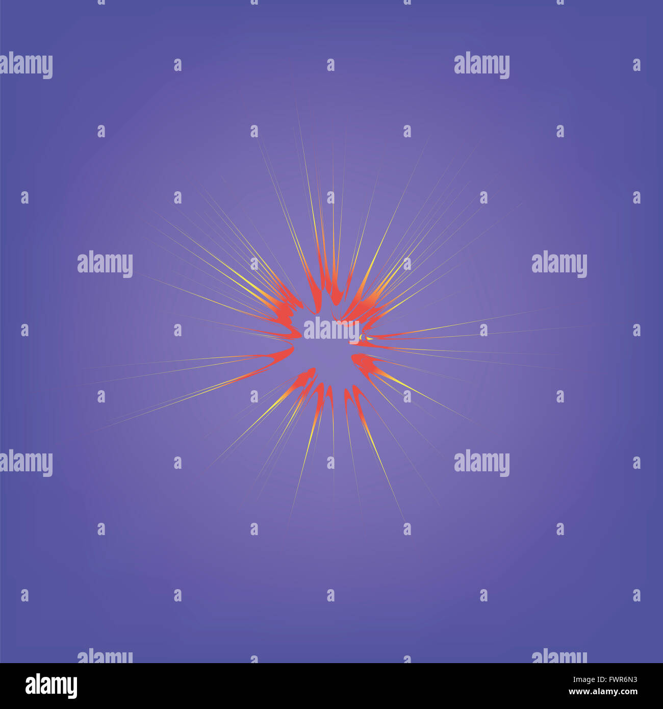 Explode Flash, Cartoon Explosion Stock Photo - Alamy