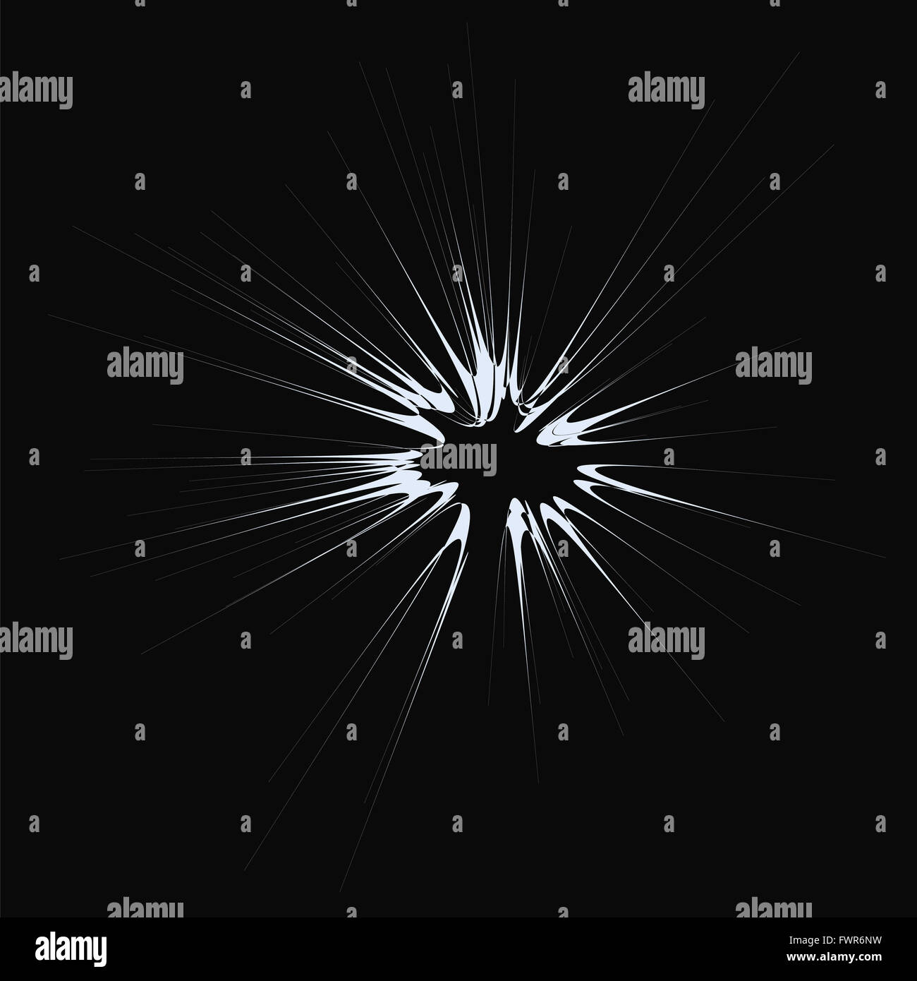 Cartoon Explosion, Star Burst Stock Photo - Alamy