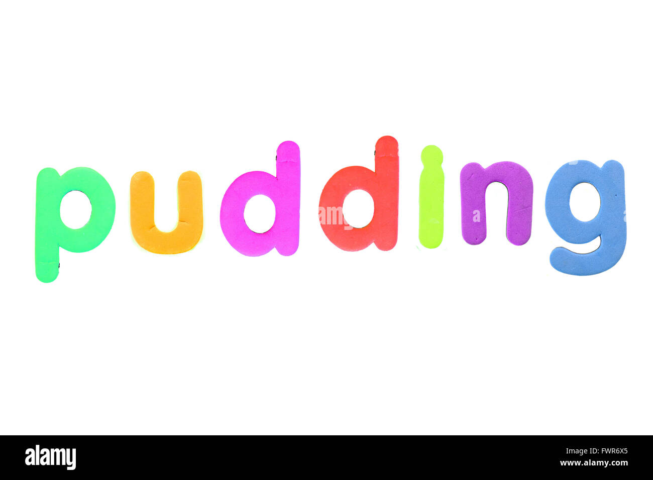 Pudding written down hi-res stock photography and images - Alamy